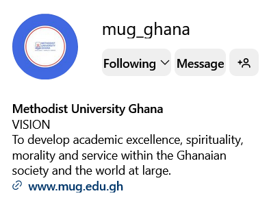 Home - Methodist University Ghana